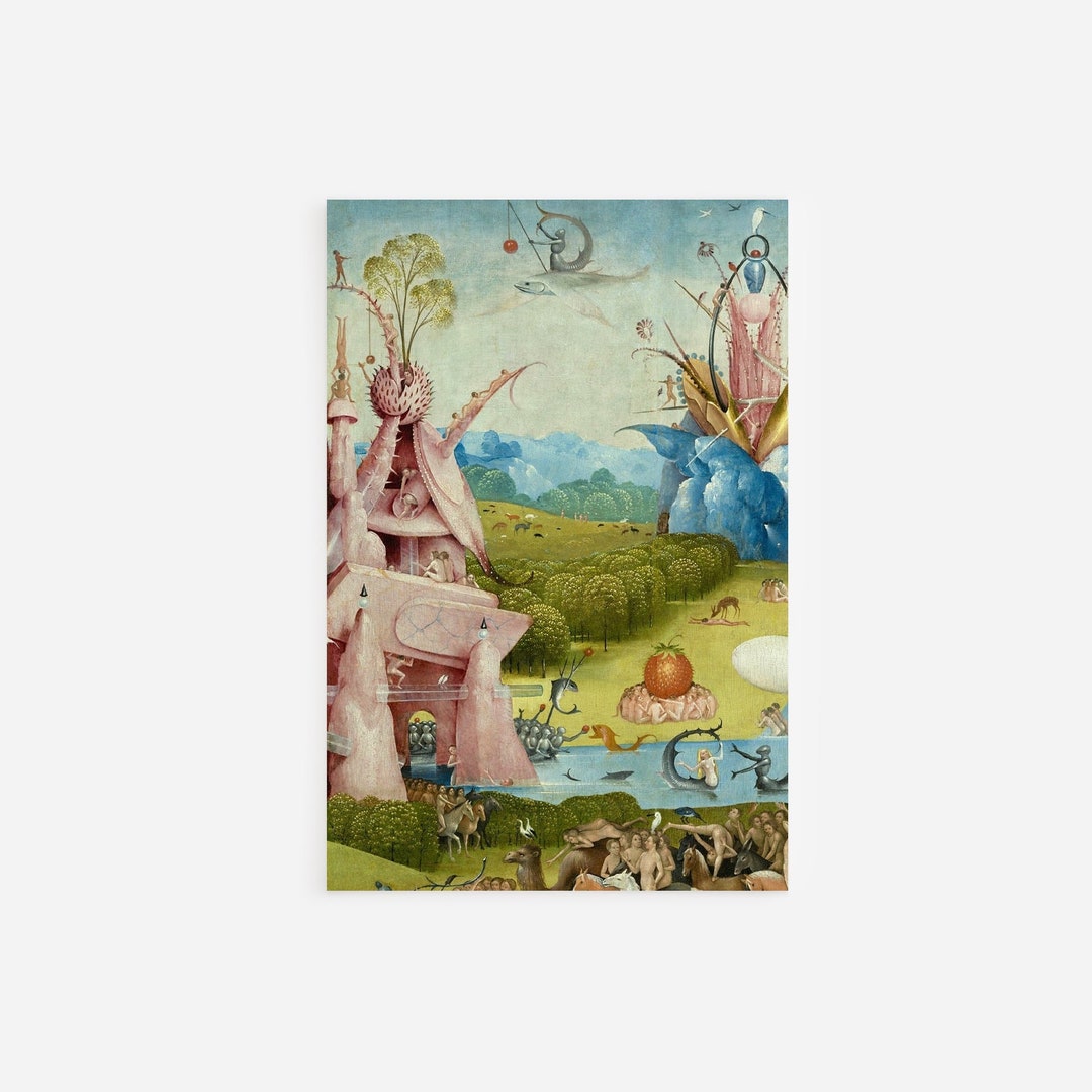 Hieronymus Bosch the Garden of Earthly Delights Triptych 1 of 3 Art ...