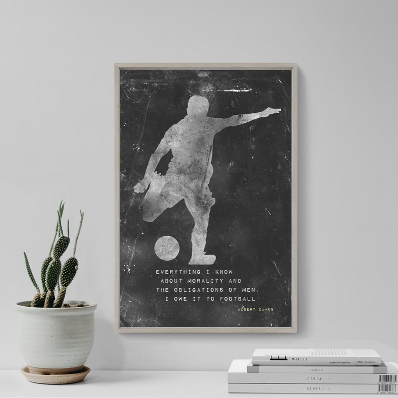 Football / Soccer Motivational Poster 05 everything I | Etsy