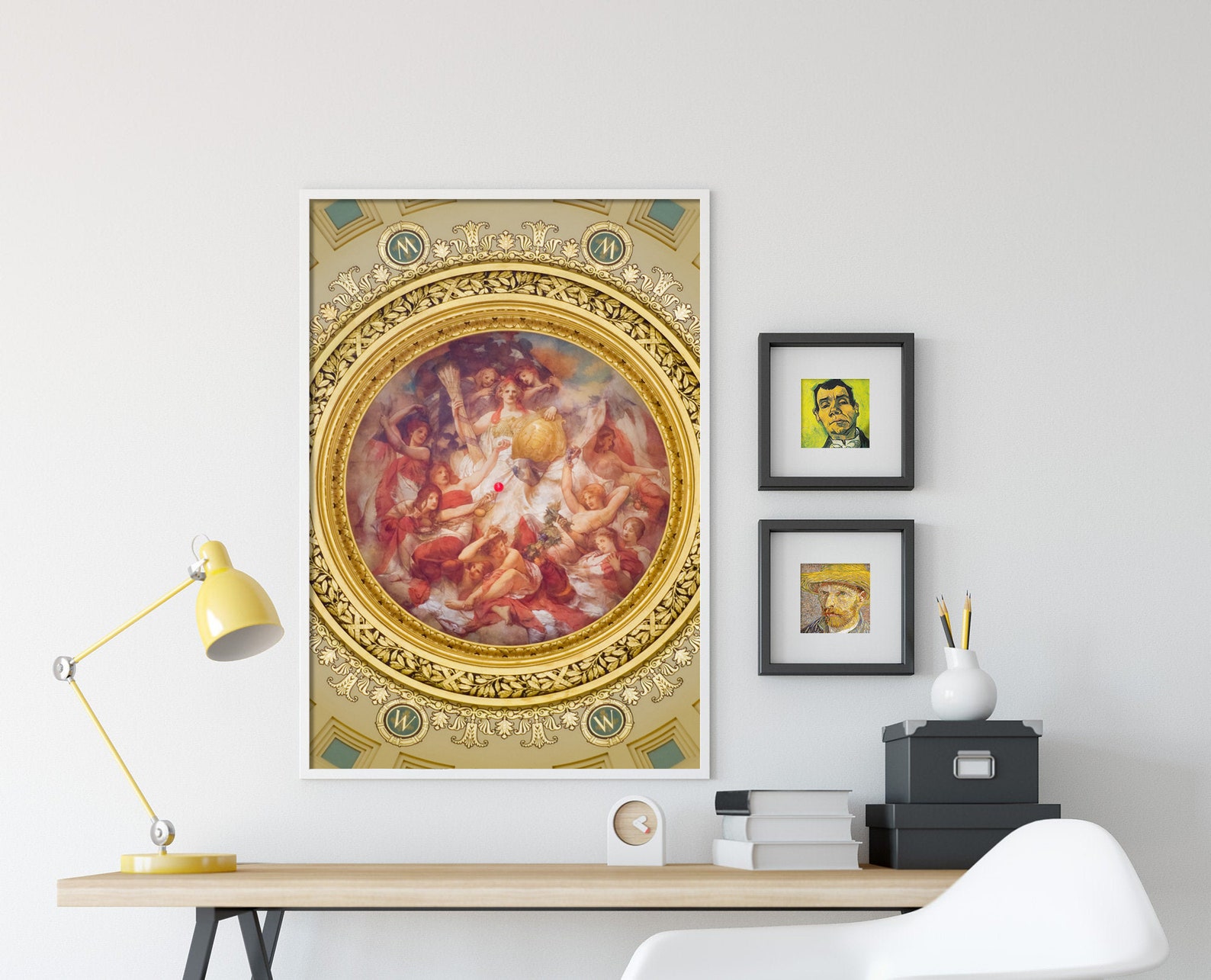 Edwin Blashfield Wisconsin State Capitol Murial 1917 - Etsy UK