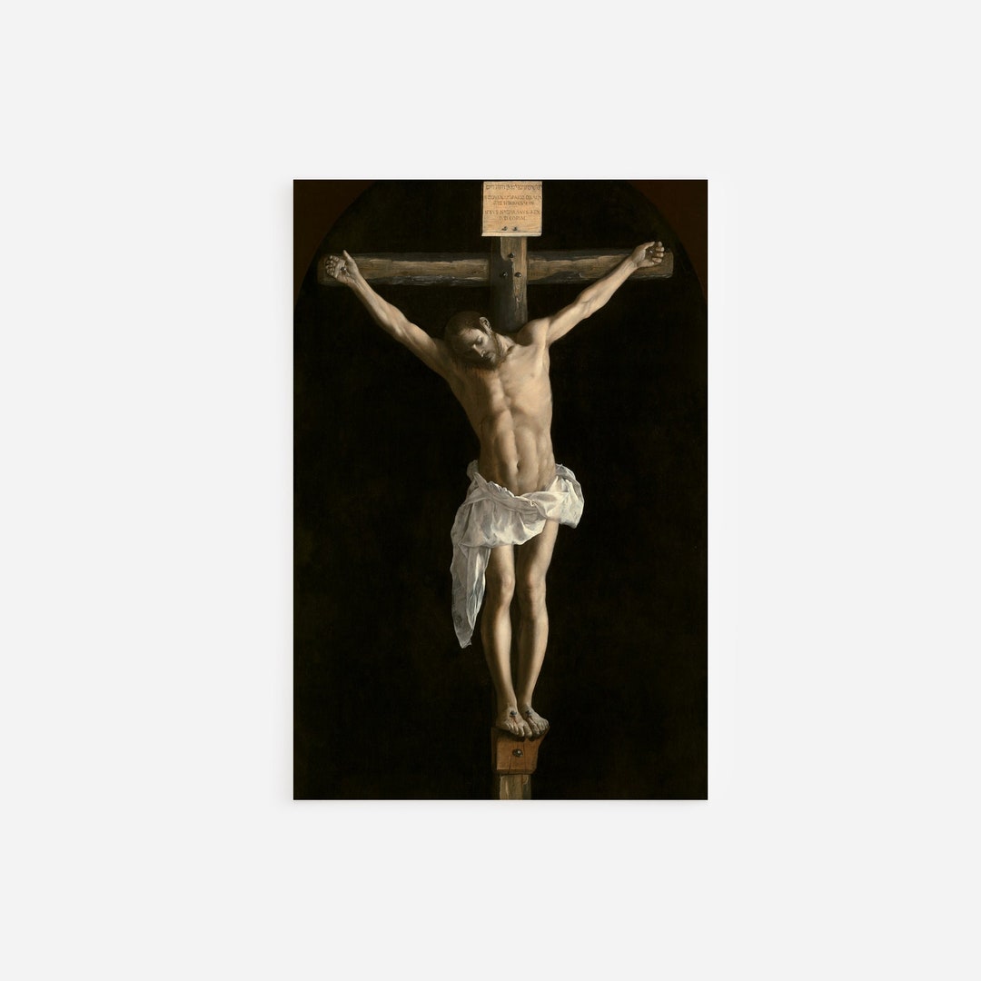 Francisco De Zurbaran the Crucifixion 1627 Art Print Poster Painting Museum Quality Giclee Home ...