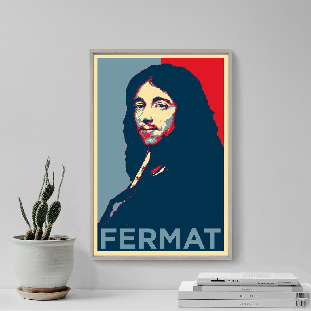 Pierre De Fermat Original Art Print - Photo Poster Gift - Hope Parody ...