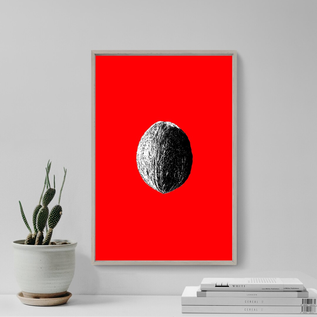 The Iconic Object Series: "coconut" - Original Art Print Photo Poster ...