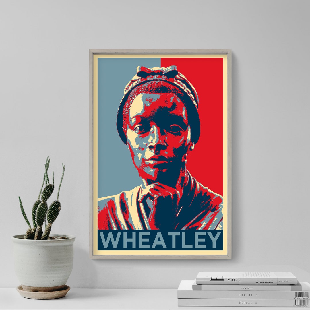 Phillis Wheatley Original Art Print - First African American Poet ...