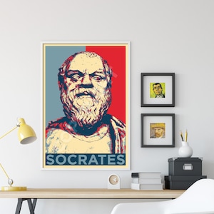 Socrates Original Art Print - Photo Poster Gift Wall Decor - Hope ...