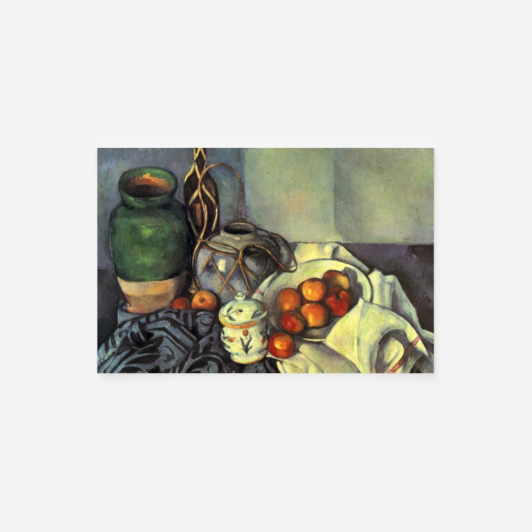 Paul Cézanne - Still Life With Apples (1894) - Reproduction of a ...