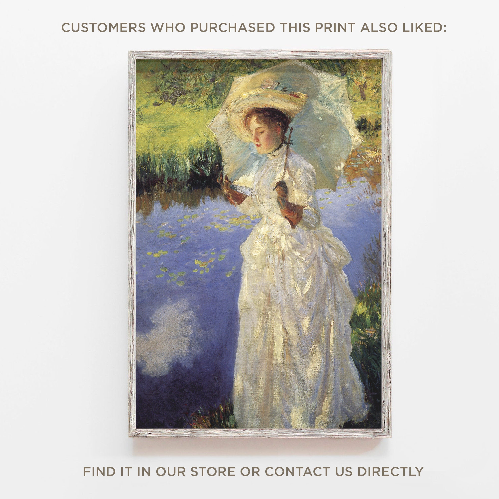 John Singer Sargent Carnation Lily / Lily Rose 1885 | Etsy UK