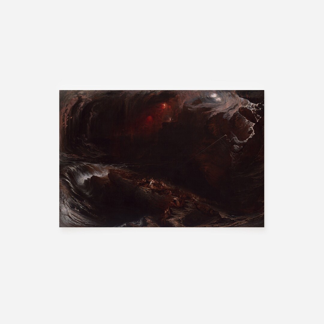 John Martin - the Deluge (1834) - Art Print Poster Painting - Museum ...
