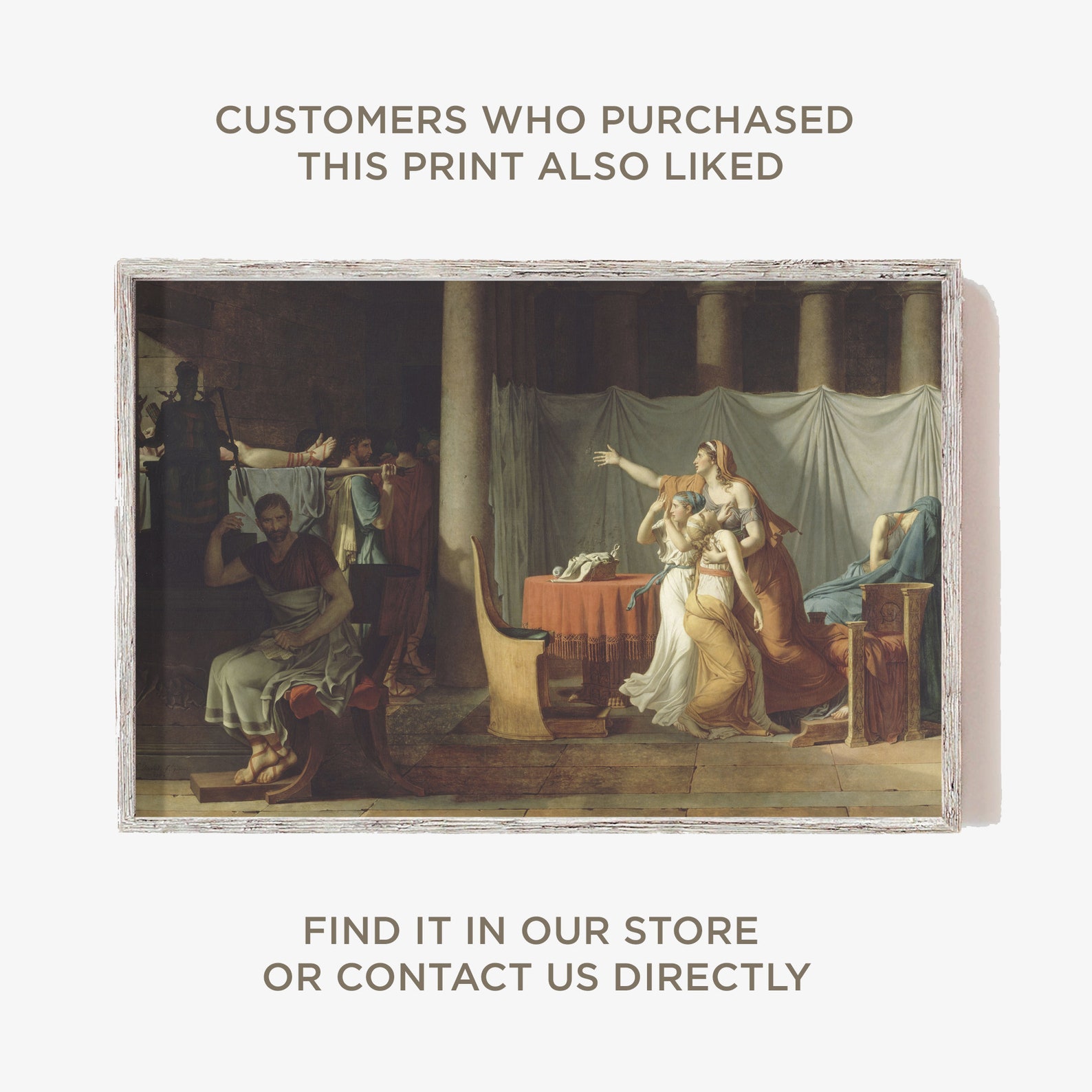 Jacques-louis David the Intervention of the Sabine Women - Etsy UK