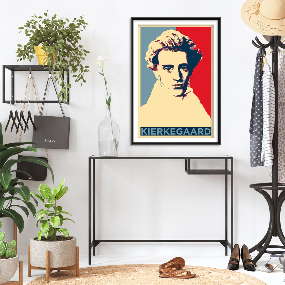 Søren Kierkegaard Original Art Print - Photo Poster Gift Home Wall ...
