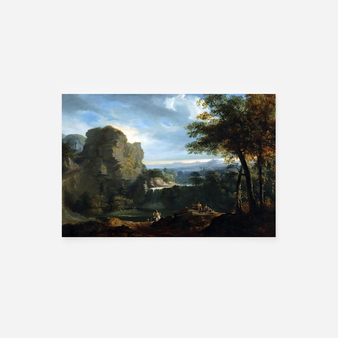 John Martin - an Arcadian Landscape (1814) - Art Print Poster Painting ...