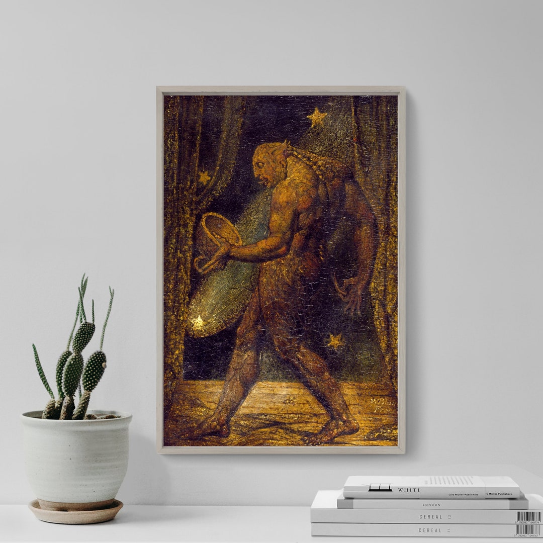 William Blake - the Ghost of a Flea (1820) - Classic Painting Photo ...