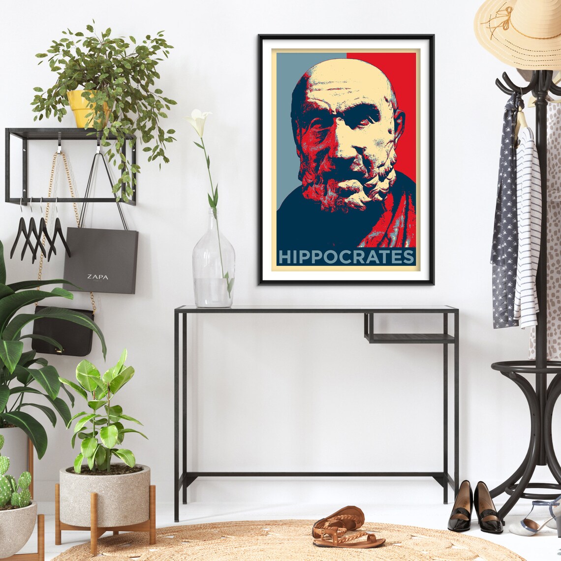 Hippocrates Original Art Print - Photo Poster Gift Home Wall Decor Hope ...