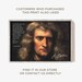 Isaac Newton Quote Poster "the Shoulders of Giants..." Photo Poster Art ...