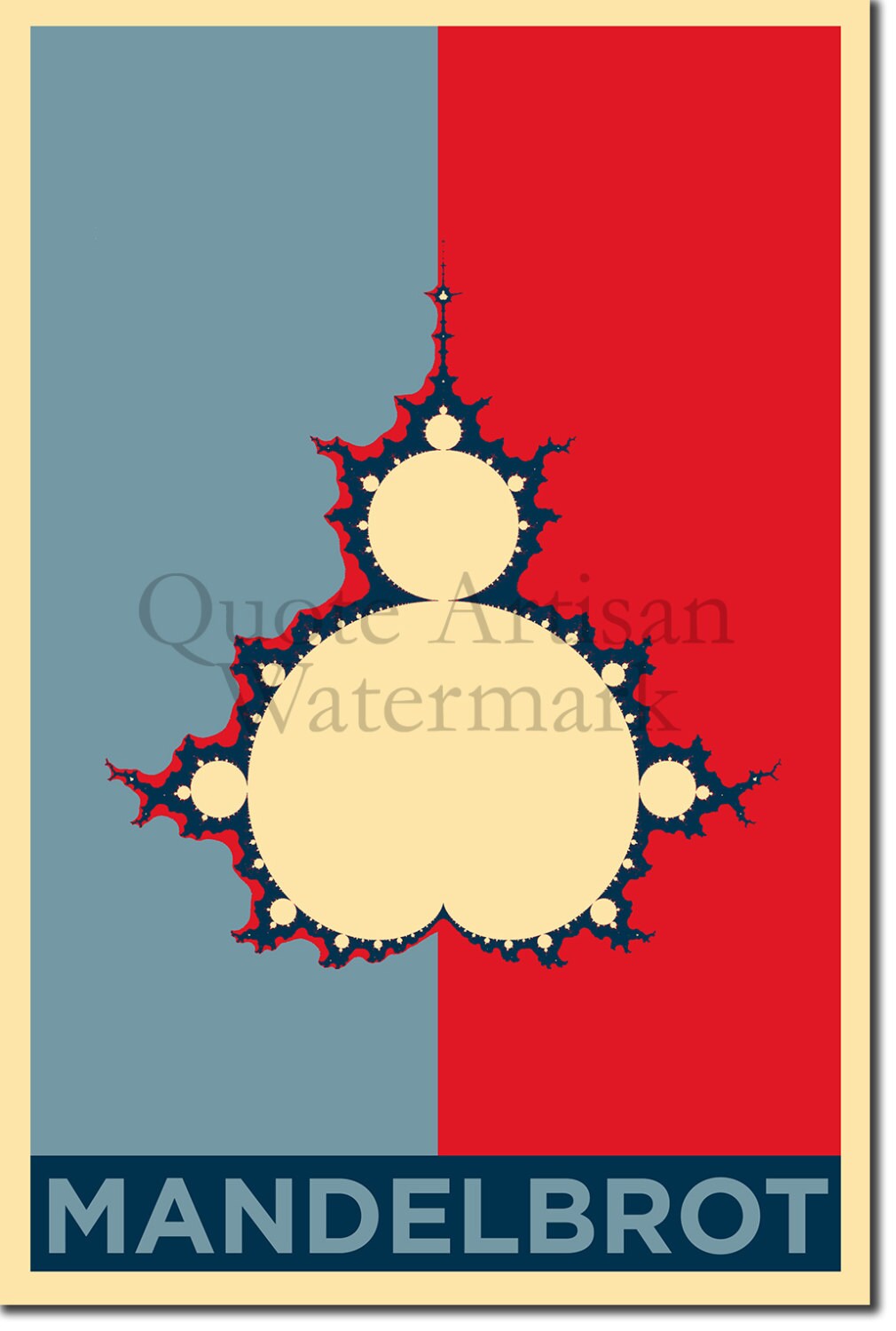 The Mandelbrot Set Original Art Print 12x8 Inch Photo Poster | Etsy