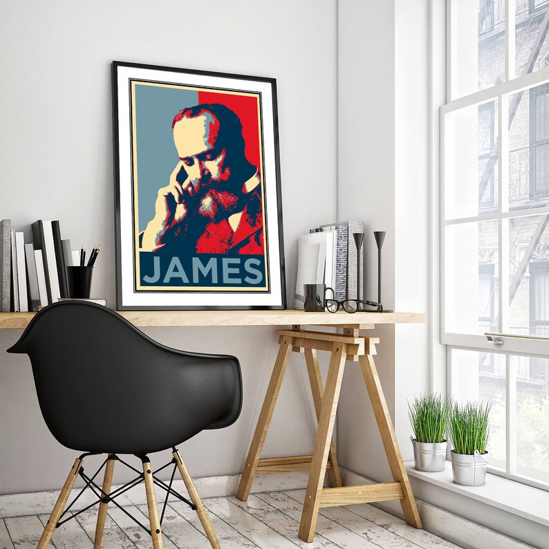 William James Original Art Print Photo Poster Gift Home Wall - Etsy