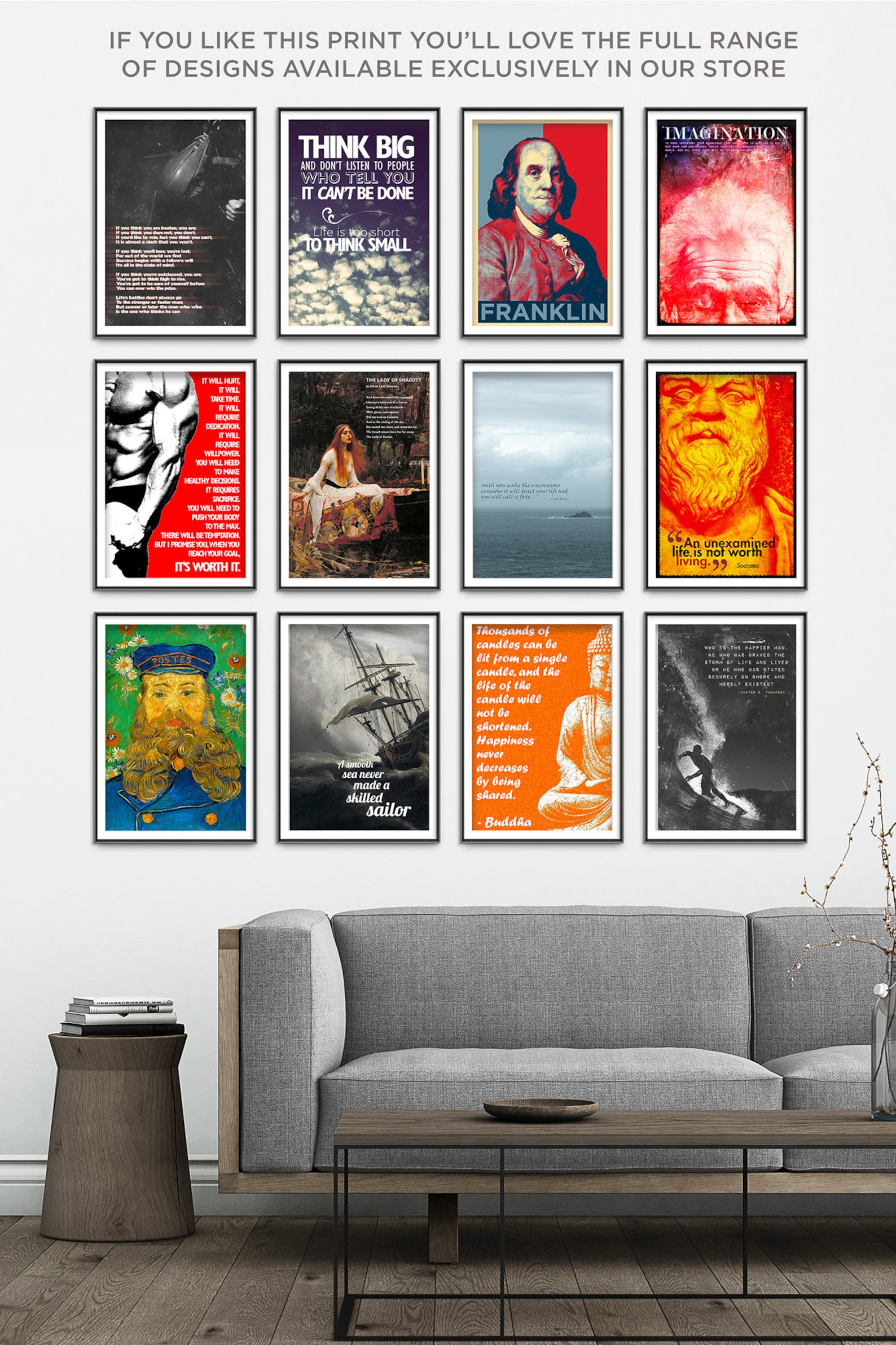 Boxing Motivational Poster 10 if You Think You Are | Etsy