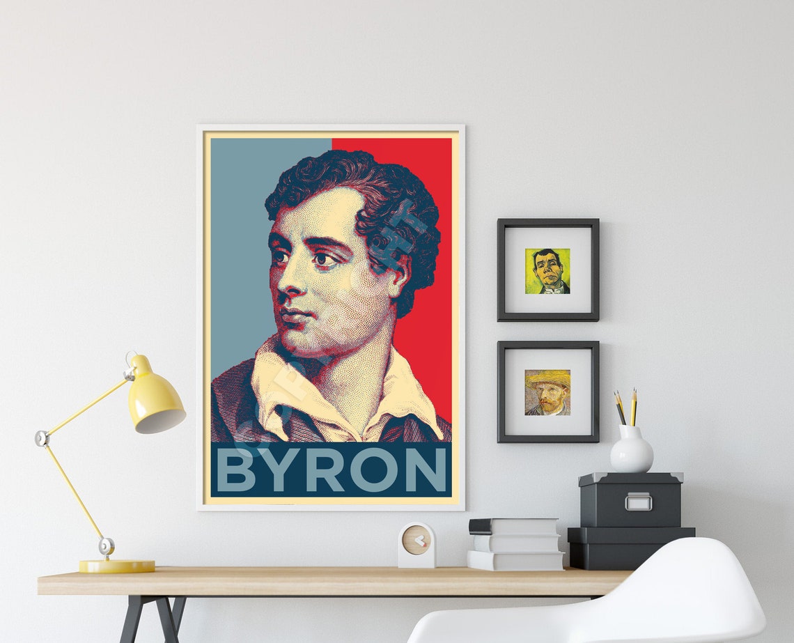 Lord Byron Original Art Print Photo Poster Gift Wall Home - Etsy UK