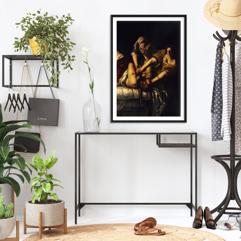 Artemisia Gentileschi Judith décapitant Holopherne 1614 - Etsy Canada