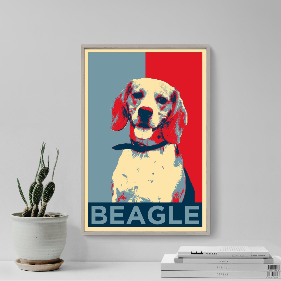 Beagle Original Art Print - Poster Photo Gift Wall Home Decor - Animal ...