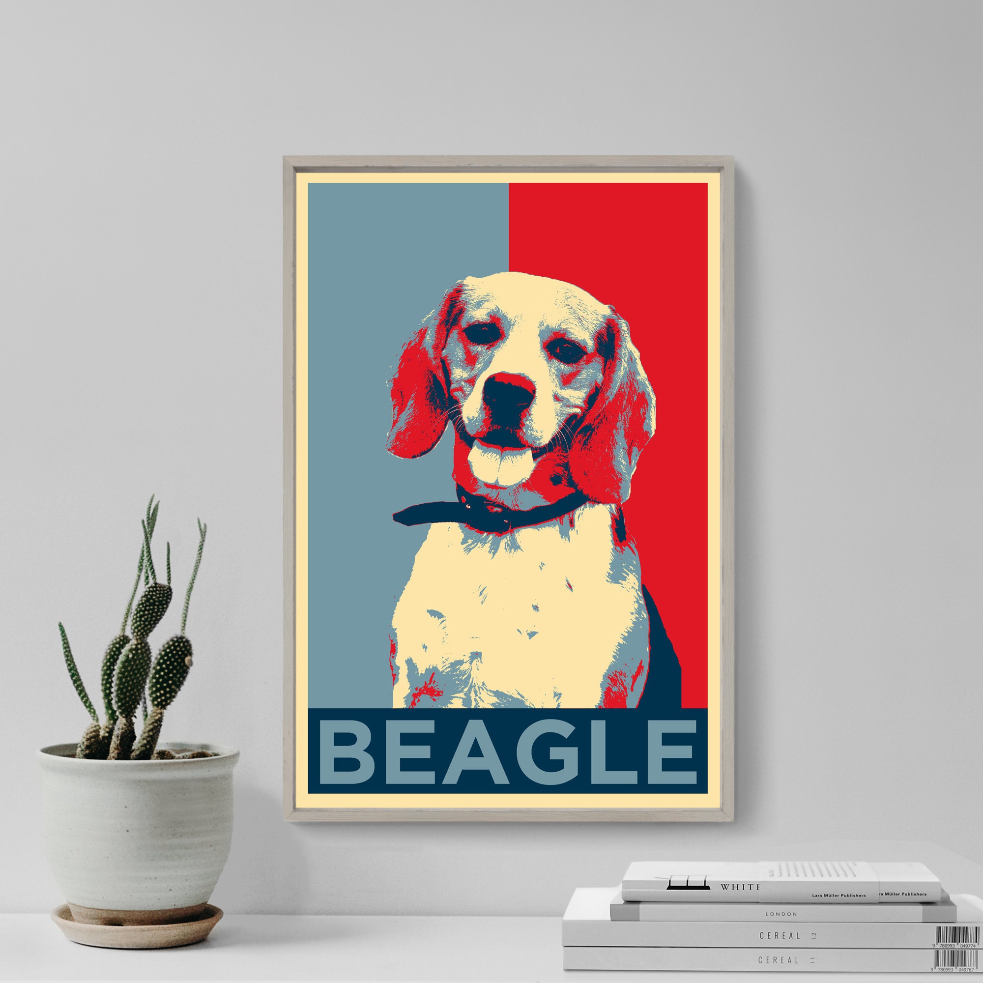 Beagle Original Art Print Poster Photo Gift Wall Home Decor | Etsy