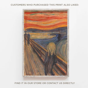 Edvard Munch Funeral March 1897 Painting Photo Poster - Etsy UK