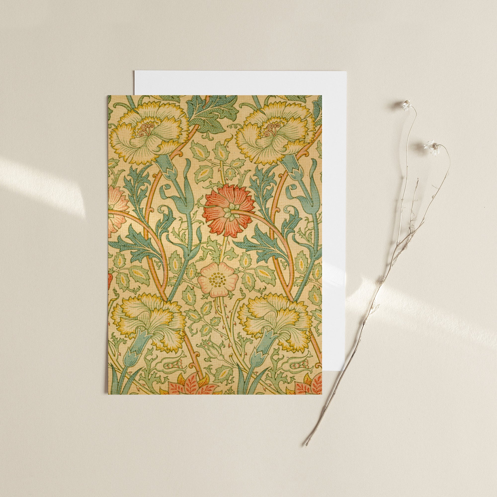 William Morris - Pink and Rose Wallpaper (1890) - Classic Print Poster ...
