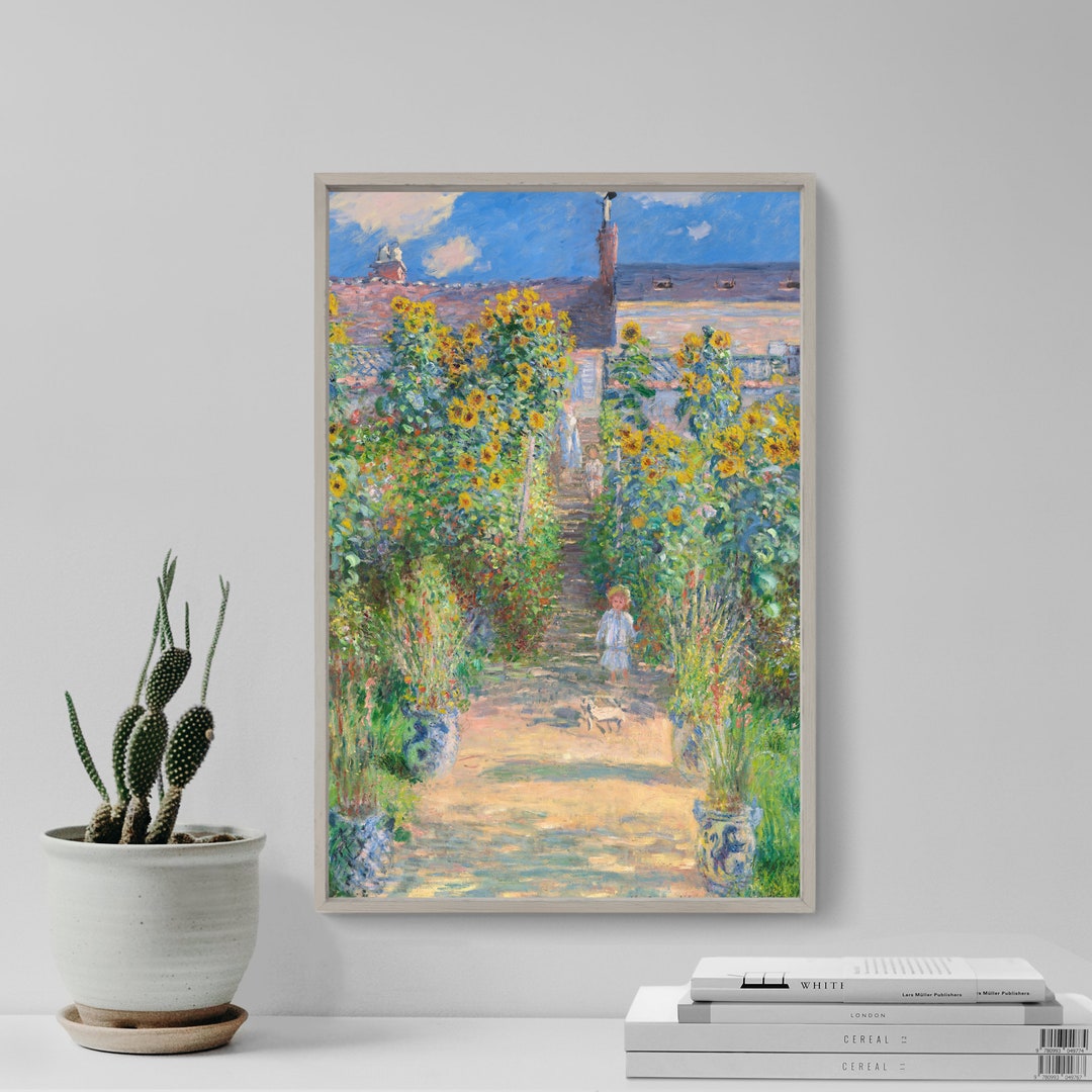 Claude Monet - the Artist's Garden at Vetheuil (1881) - Classic ...