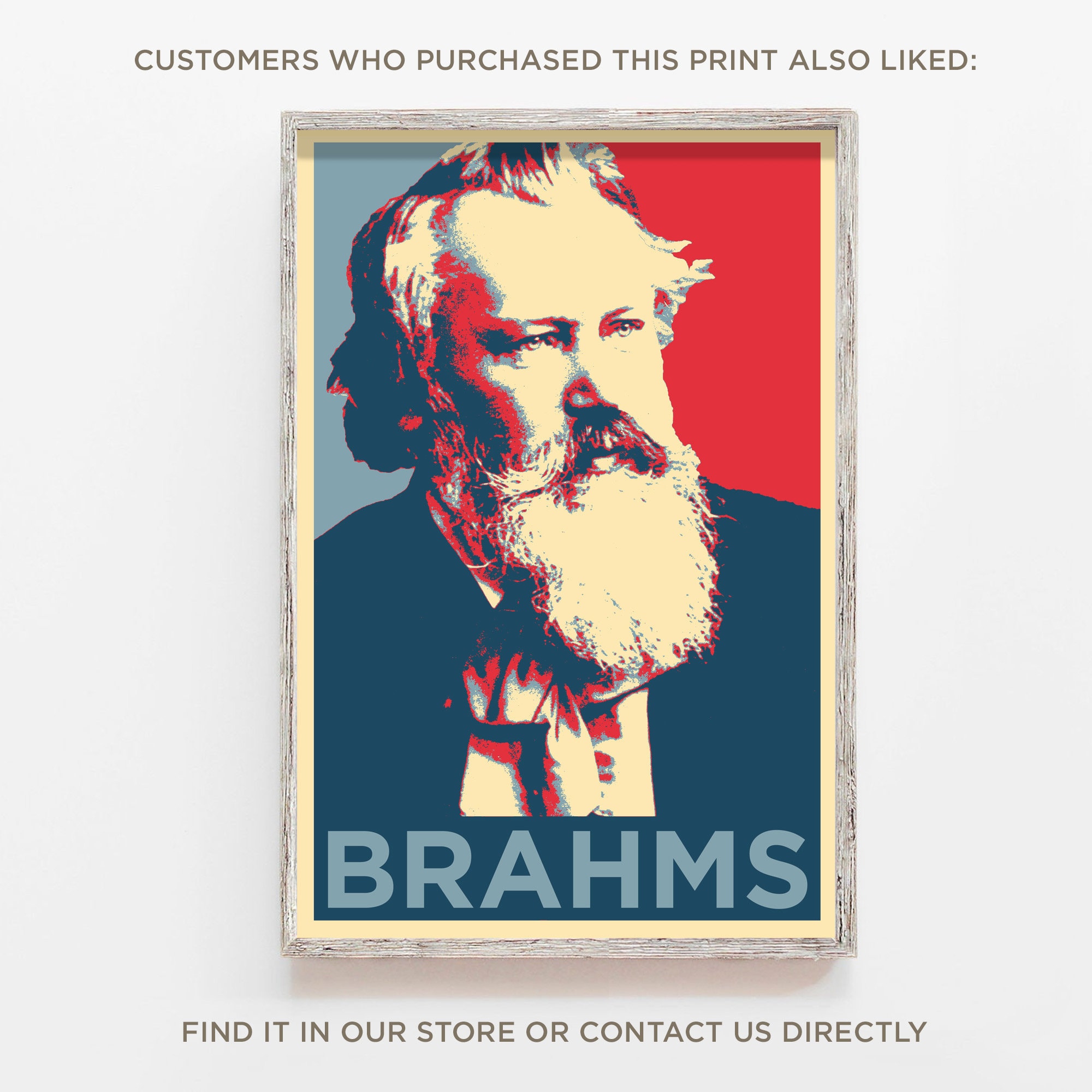 Johann Sebastian Bach Original Art Print - Photo Poster Gift Wall Decor ...