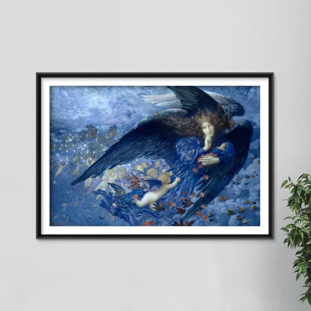 Edward Robert Hughes - Night With Her Train of Stars (1912) - Classic ...