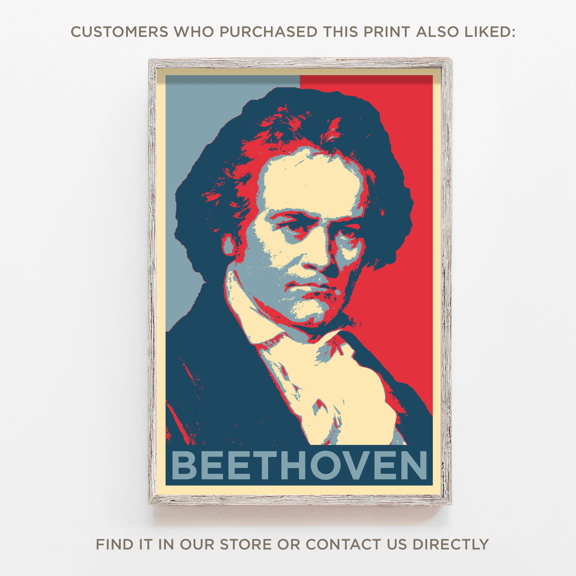 Johann Sebastian Bach Original Art Print - Photo Poster Gift Wall Decor ...