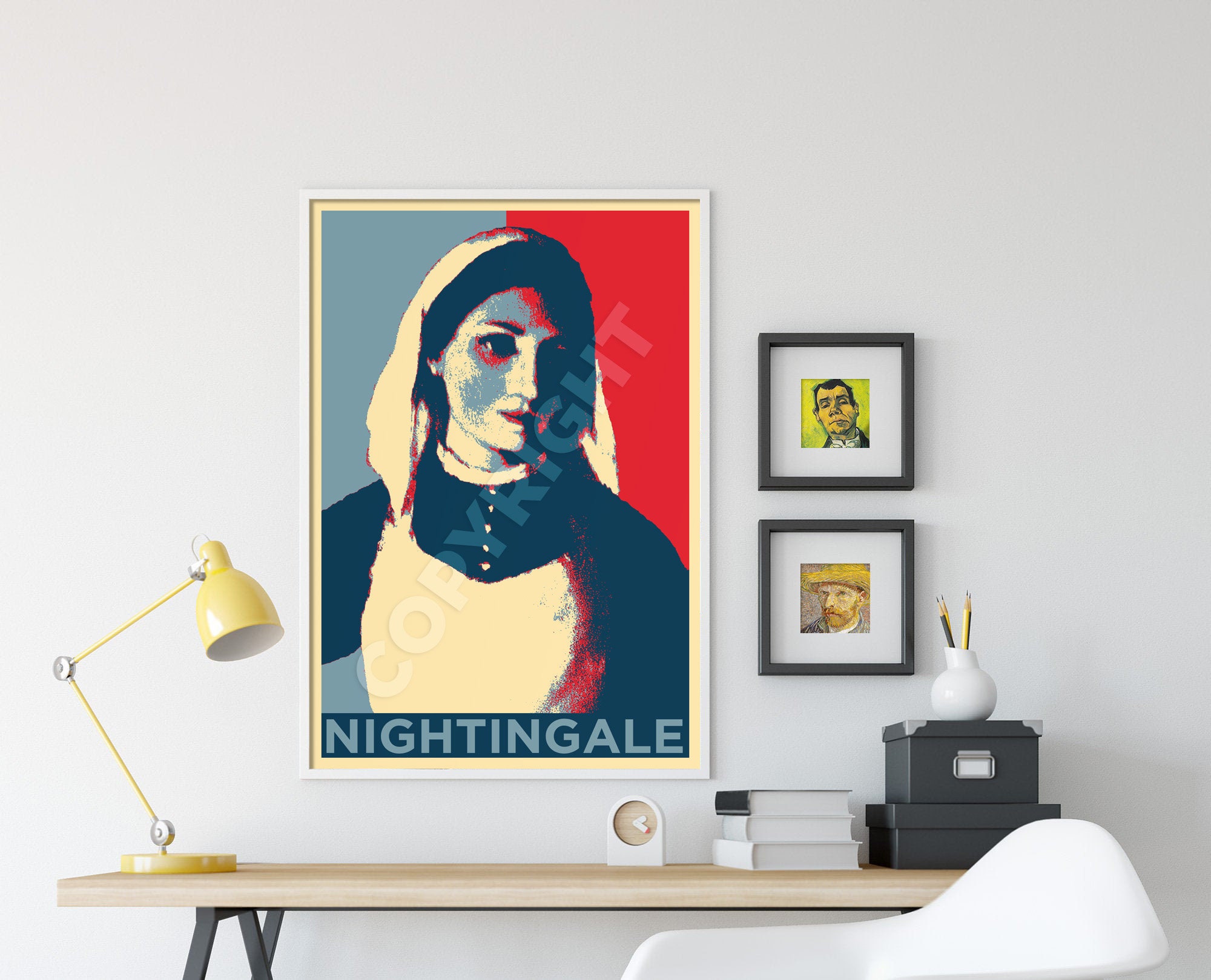 Florence Nightingale Original Art Print Photo Poster Gift - Etsy UK