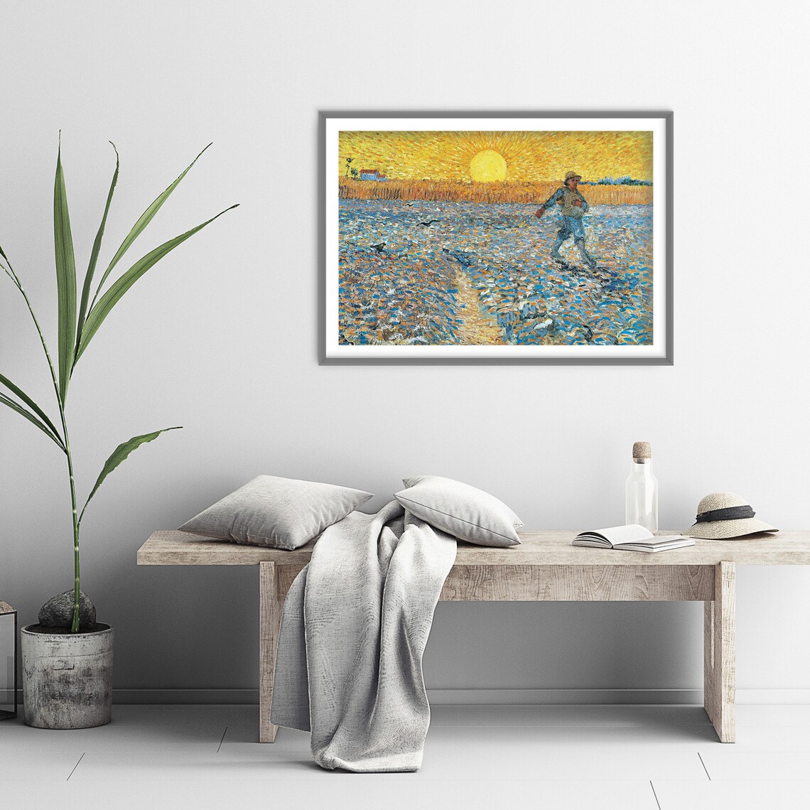 Vincent Van Gogh the Sower at Sunset 1888 Art Print - Etsy UK