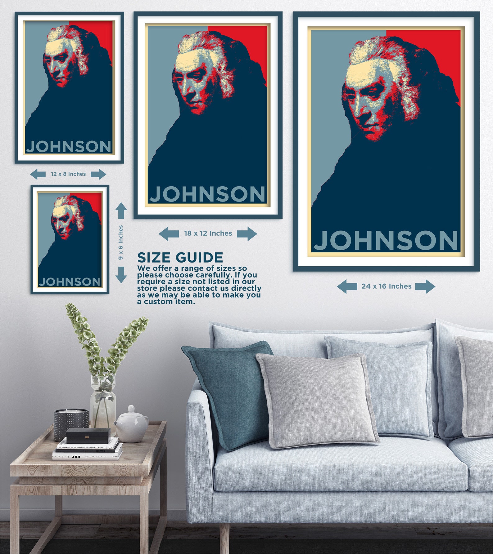 Samuel Johnson Original Art Print Photo Poster Gift Home - Etsy UK