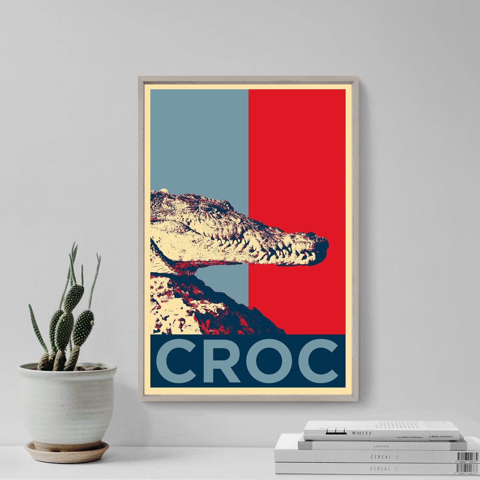 Crocodile Original Art Print Photo Poster Gift Wall Home | Etsy