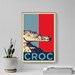 Crocodile Original Art Print - Photo Poster Gift Wall Home Decor - Hope ...