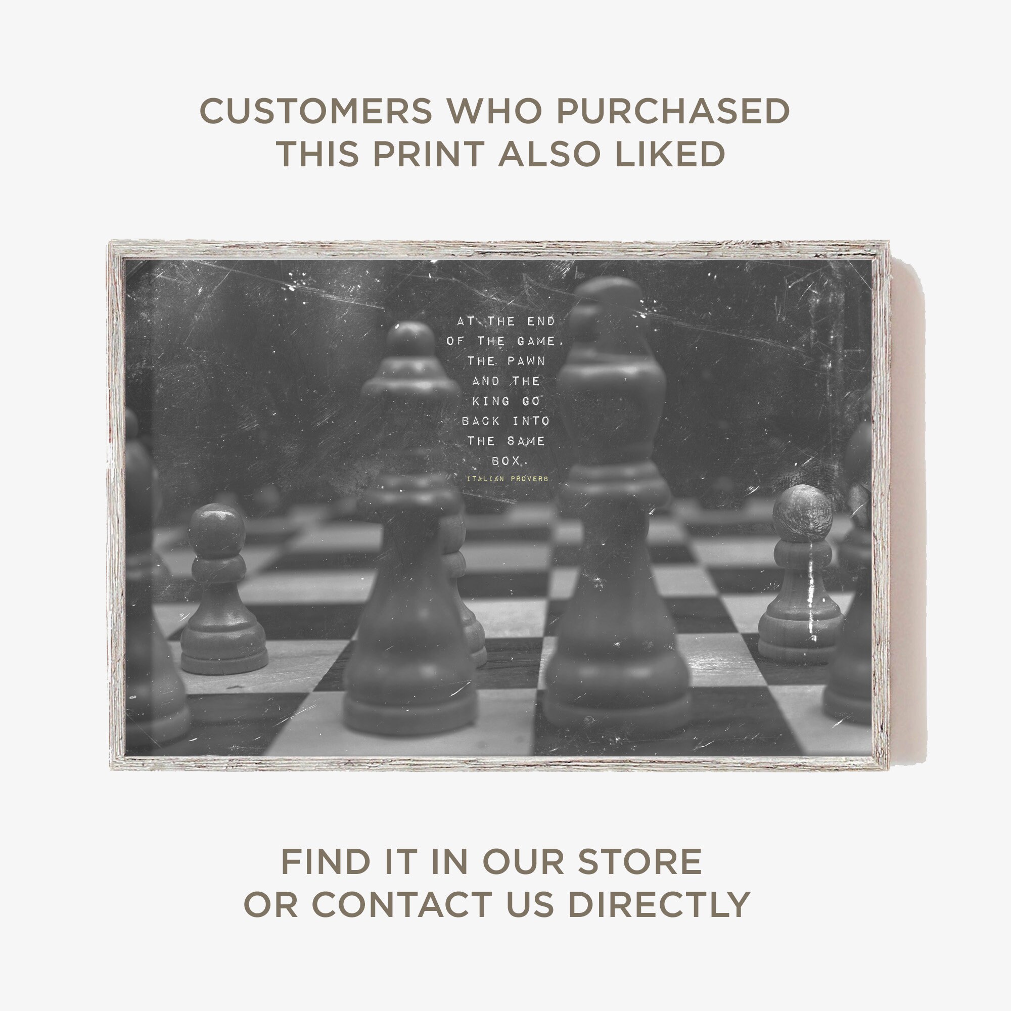 Chess Motivational Poster 05 who is the Happier | Etsy