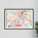 Wigan Map Original Art Print City Street Map of Wigan, England Poster ...