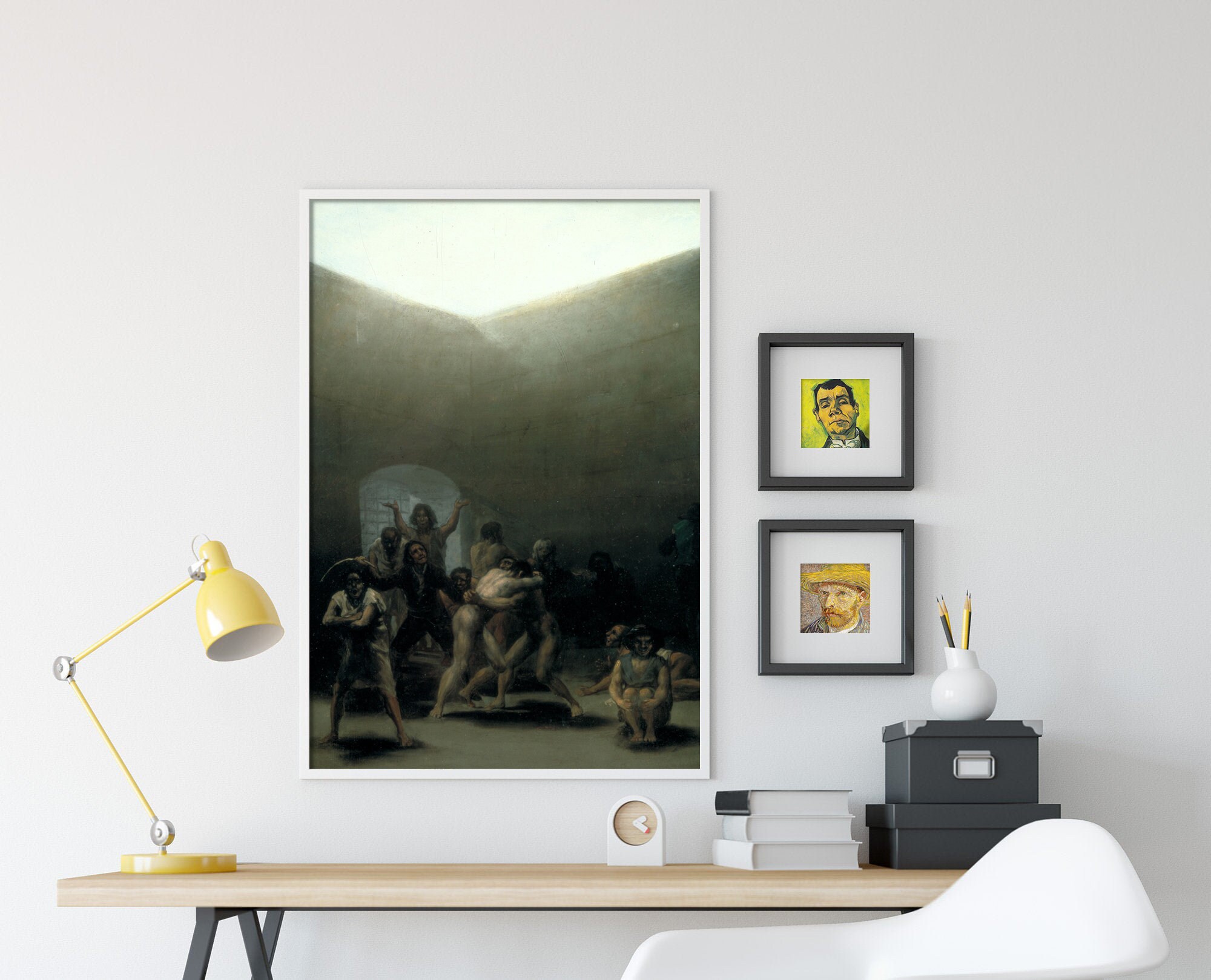 Francisco Goya - Courtyard With Lunatics (1794) - Classic Painting ...