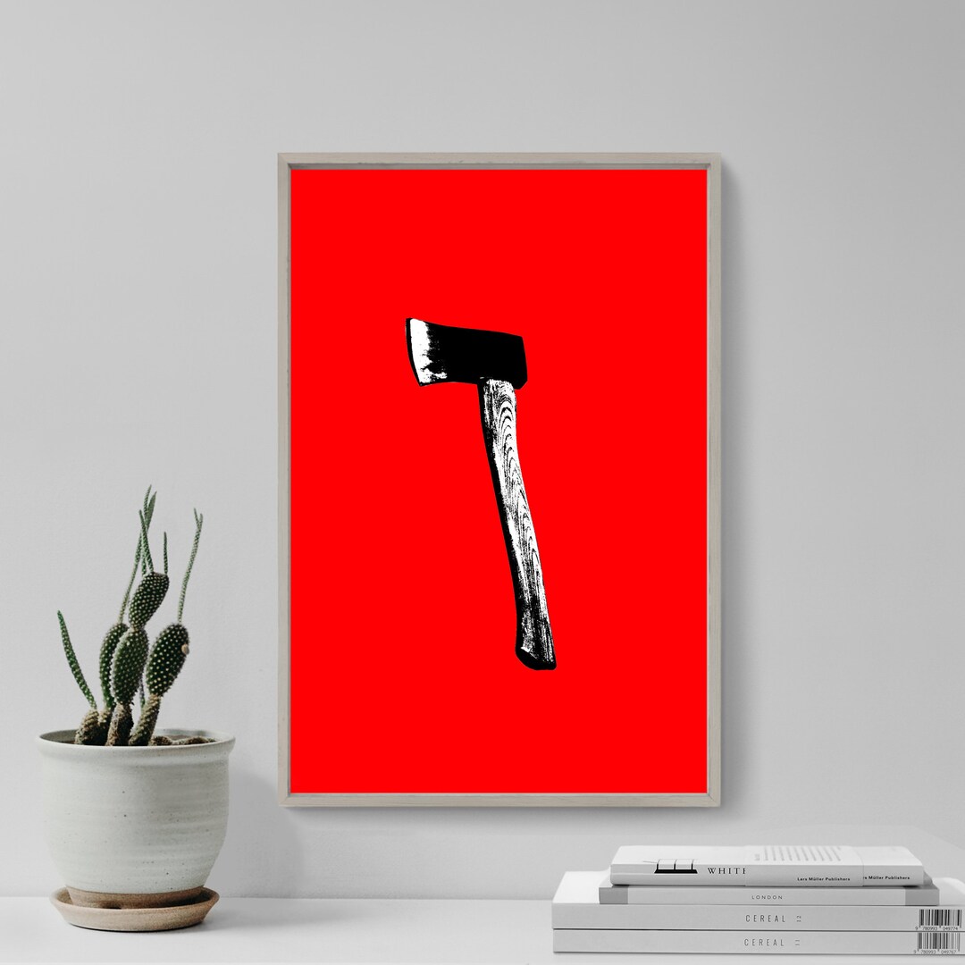 The Iconic Object Series: "axe" - Original Art Print Photo Poster Gift ...