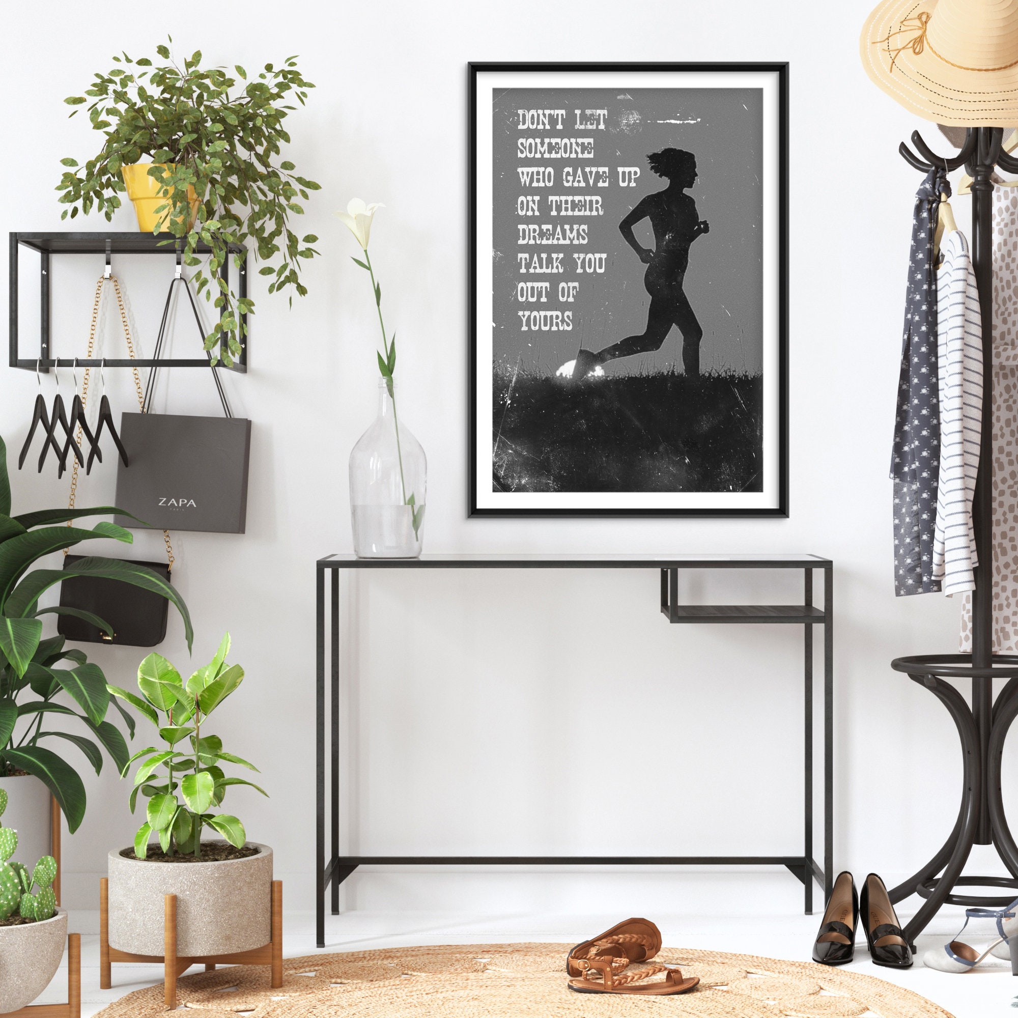Running Motivational Poster 3 Art Print Photo Gift Home Wall | Etsy