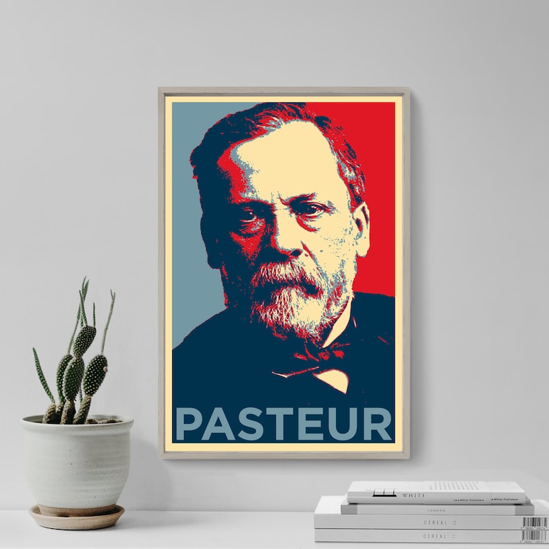 Louis Pasteur Original Art Print Photo Poster Gift Hope - Etsy