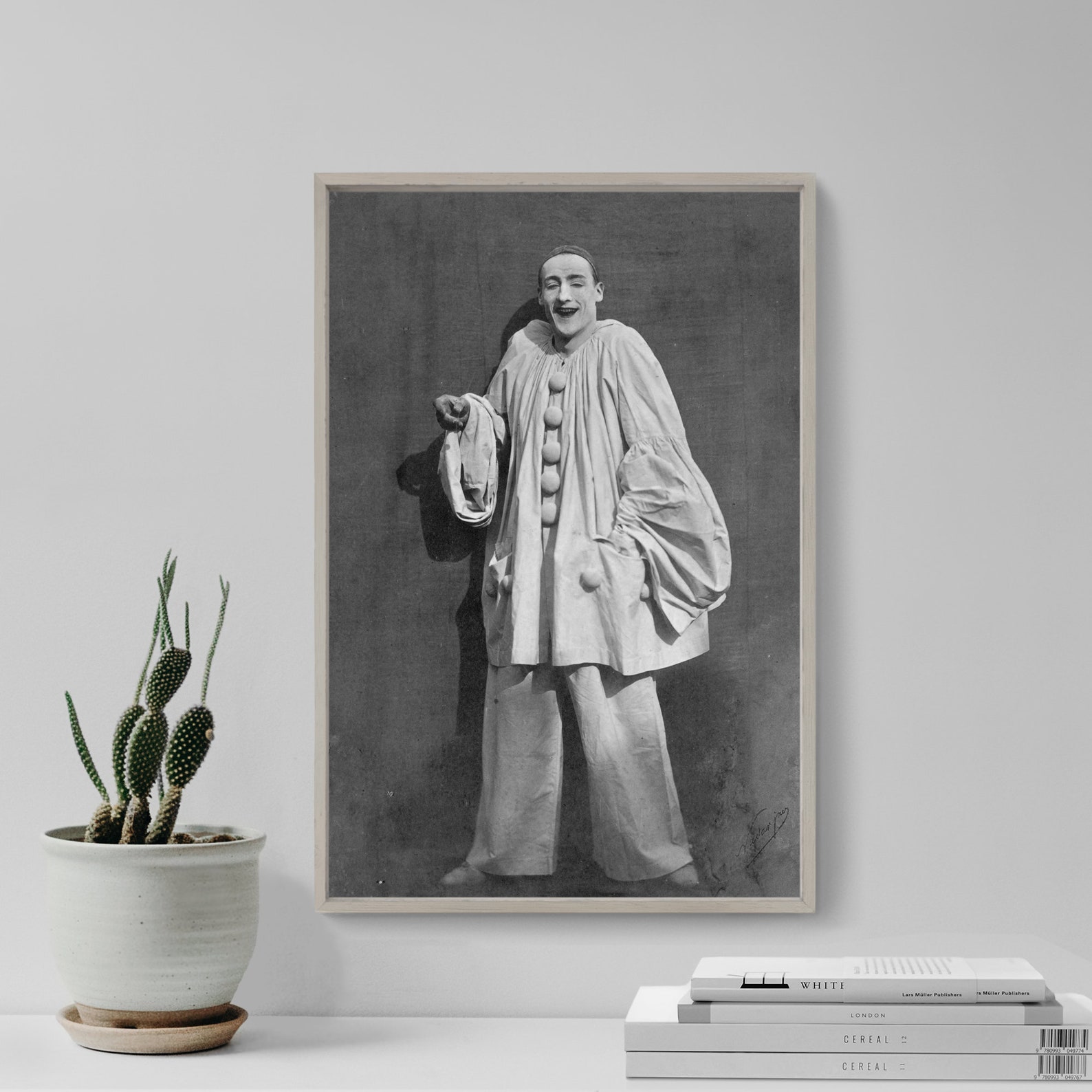 Pierrot Laughing Famous Mime Jean Gaspard Baptiste Duburau - Etsy UK