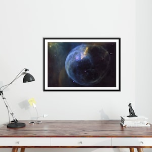Bubble Nebula Art Print - Photo Poster Art Gift Wall Home Decor Giclée ...