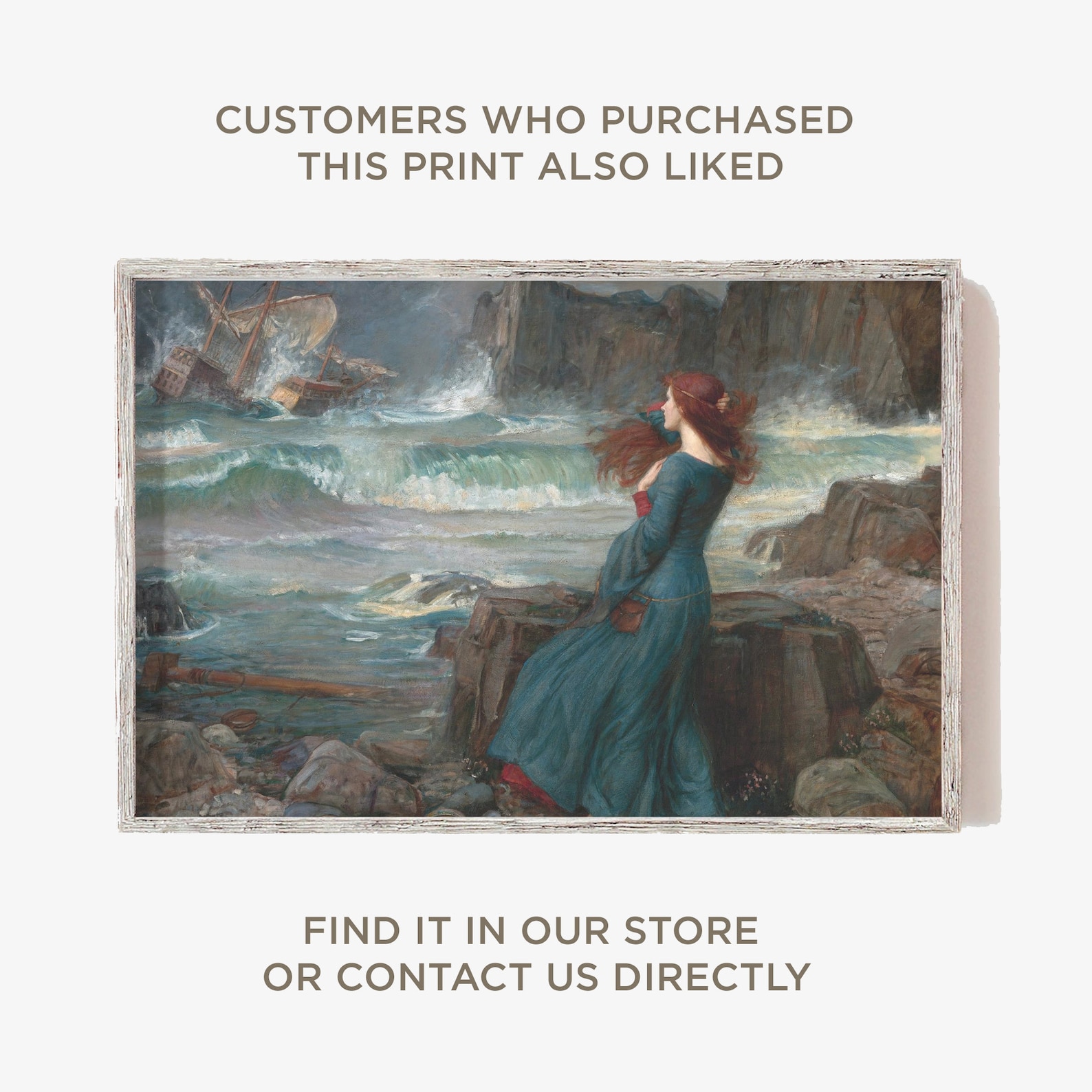 John William Waterhouse - Lady on a Balcony Capri (1889) - Classic ...