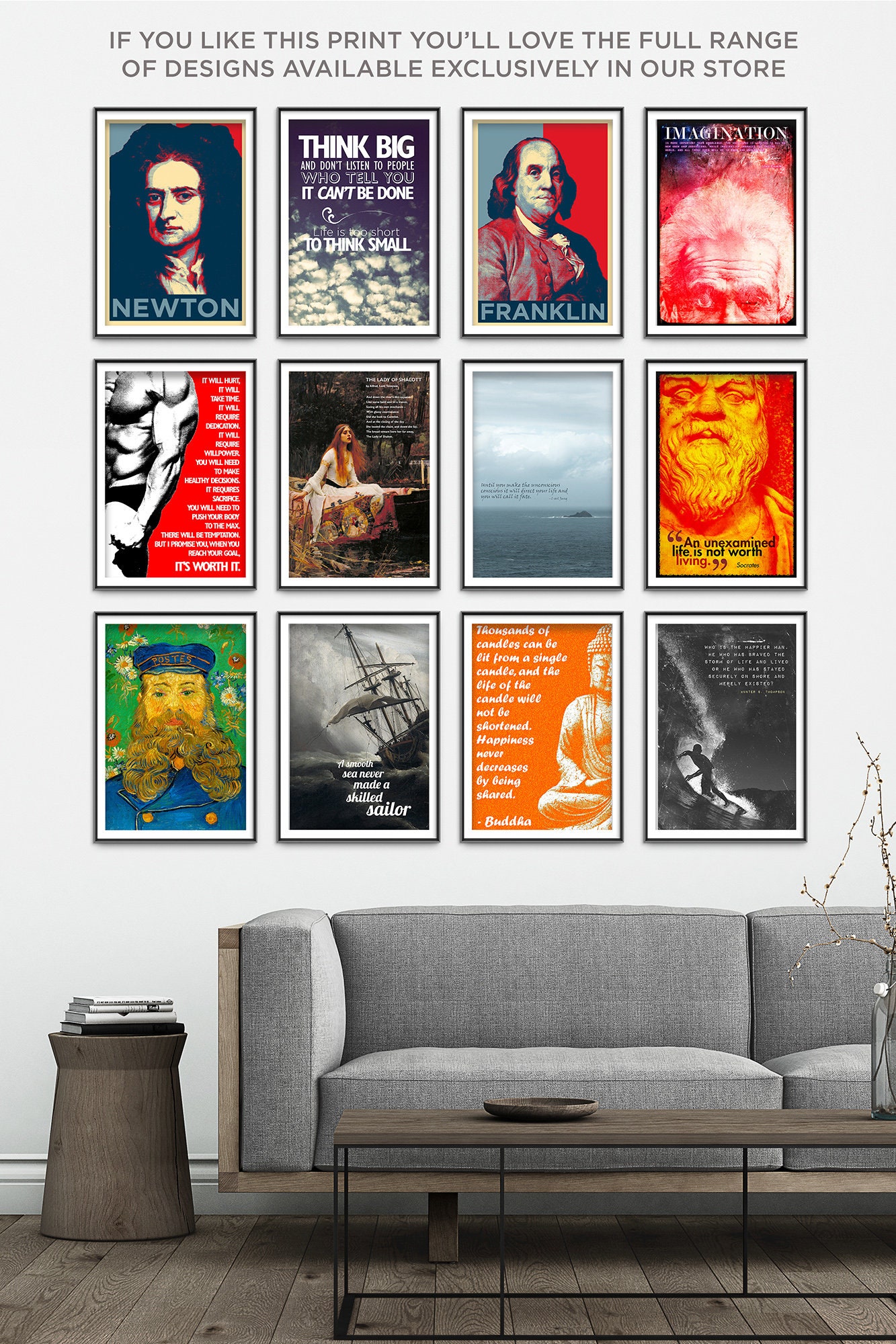 Isaac Newton Art Print Photo Poster Gift Wall Decor Hope | Etsy UK