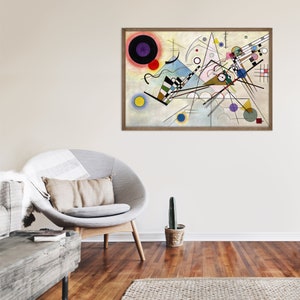 Wassily Kandinsky - Composition 8 / VIII (1923) - Painting Photo Poster ...