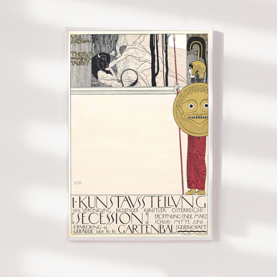 Gustav Klimt - Art Exhibition of the Union of Fine Artists of Austrian ...