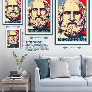 Protagoras (philosopher) Art Print - Poster Photo Gift Wall Decor ...
