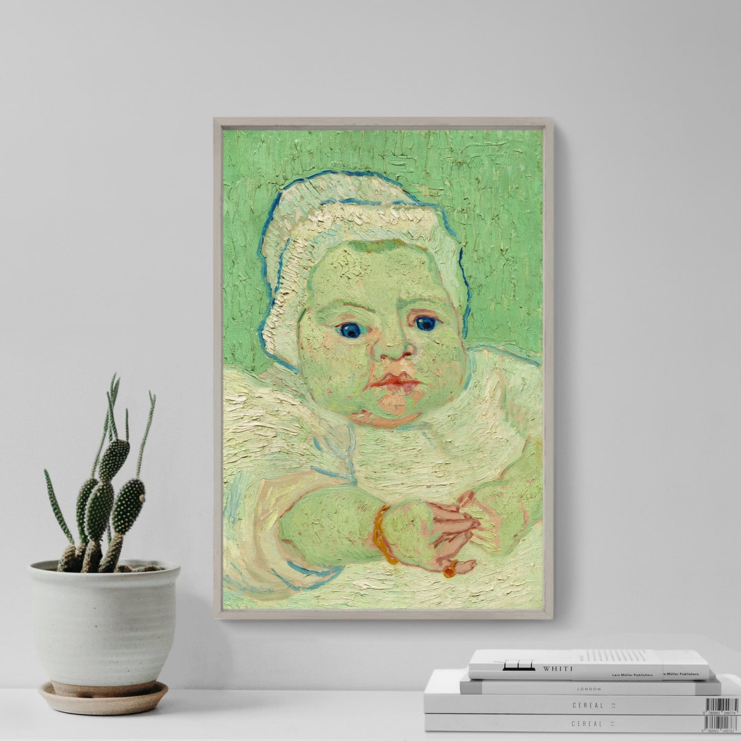 Vincent Van Gogh - Roulin's Baby (1888) - Art Print Painting Poster ...
