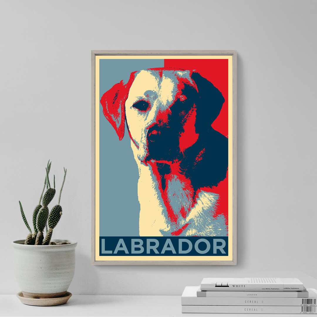 Labrador Dog Original Art Print - Photo Poster Gift Wall Home Decor ...